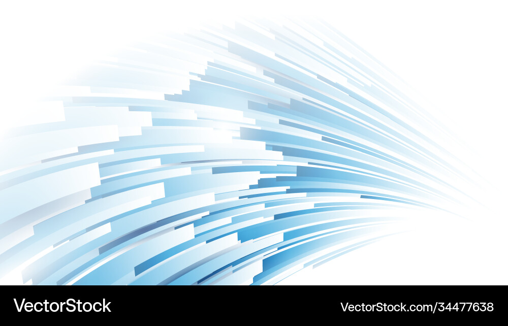 Abstract blue and white technology hi-tech Vector Image