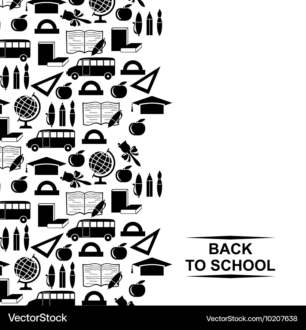 School background Royalty Free Vector Image - VectorStock