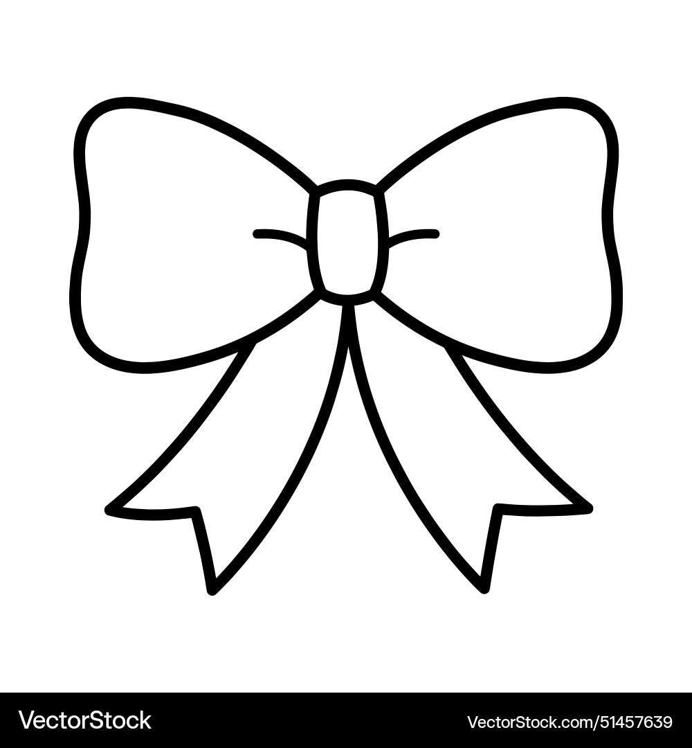 Bow Royalty Free Vector Image - VectorStock
