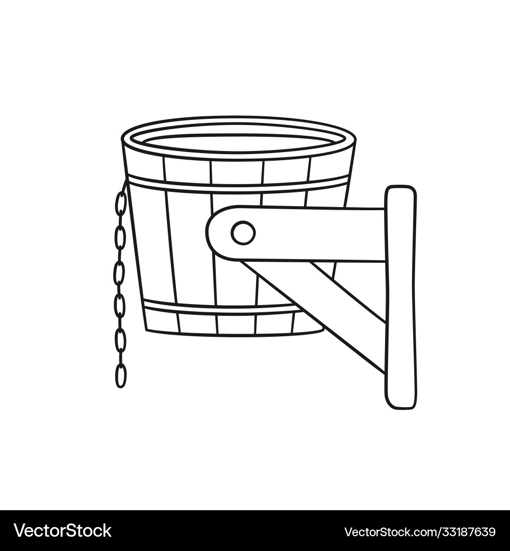 Dousing with cold water bucket for hardening Vector Image