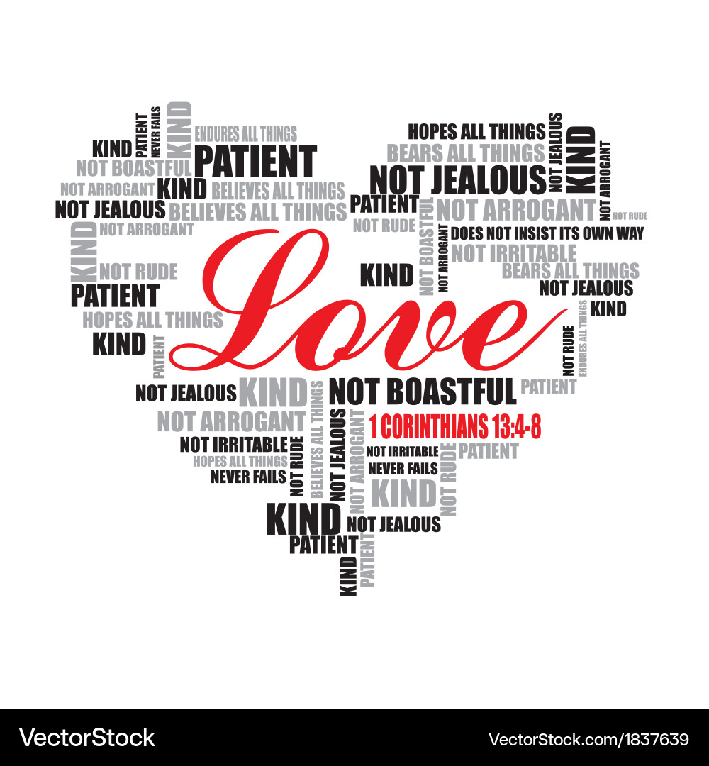 Love typography Royalty Free Vector Image - VectorStock