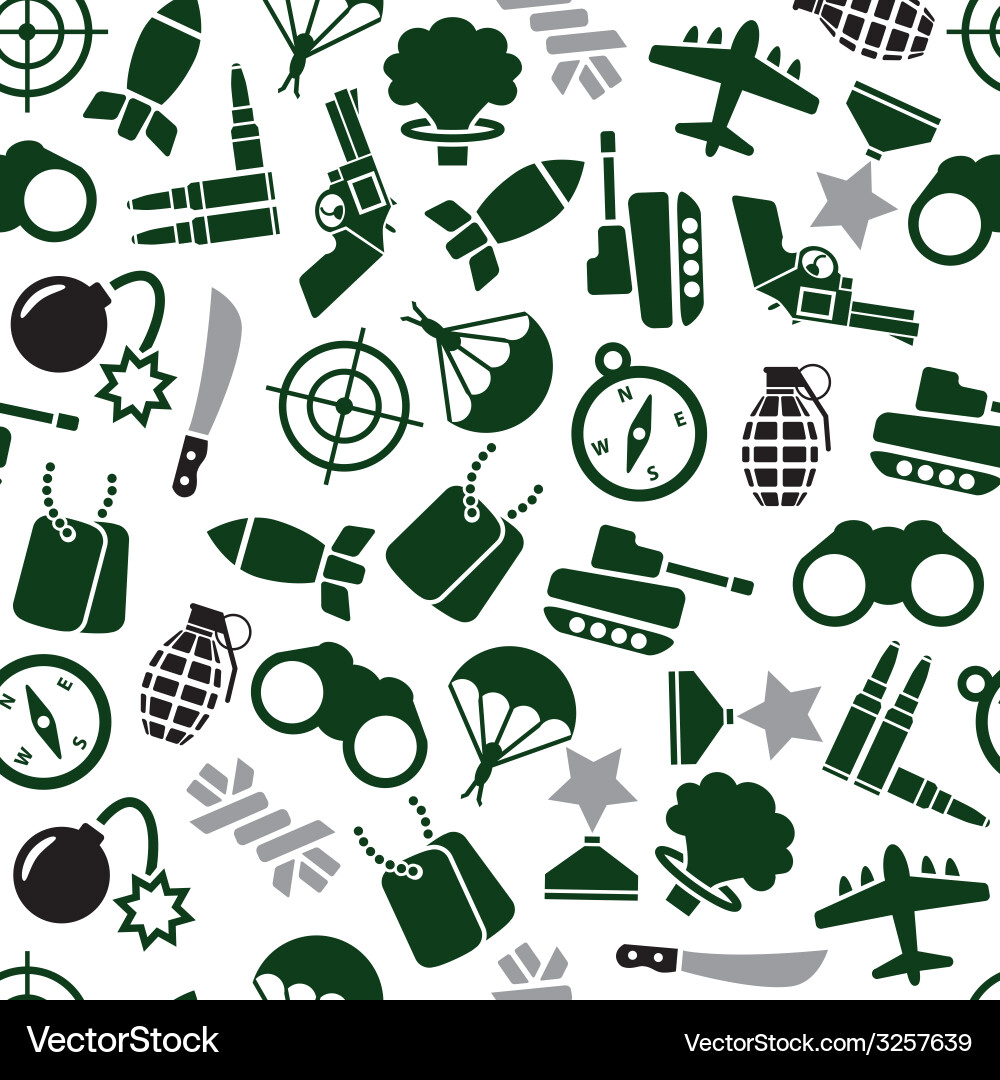 Military seamless pattern Royalty Free Vector Image