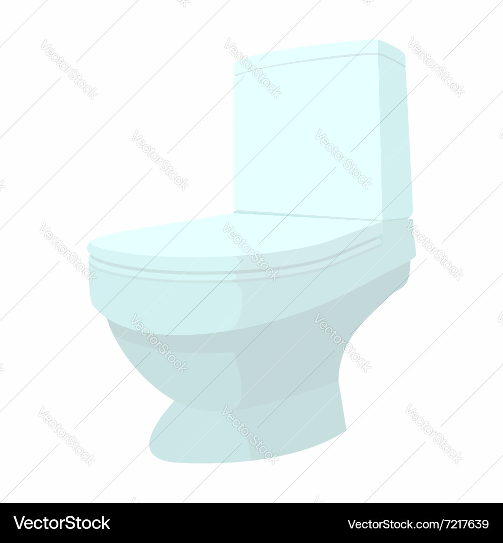 Toilet cartoon icon Royalty Free Vector Image - VectorStock