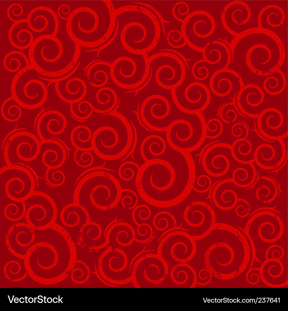 Red Swirl Background Royalty Free Vector Image