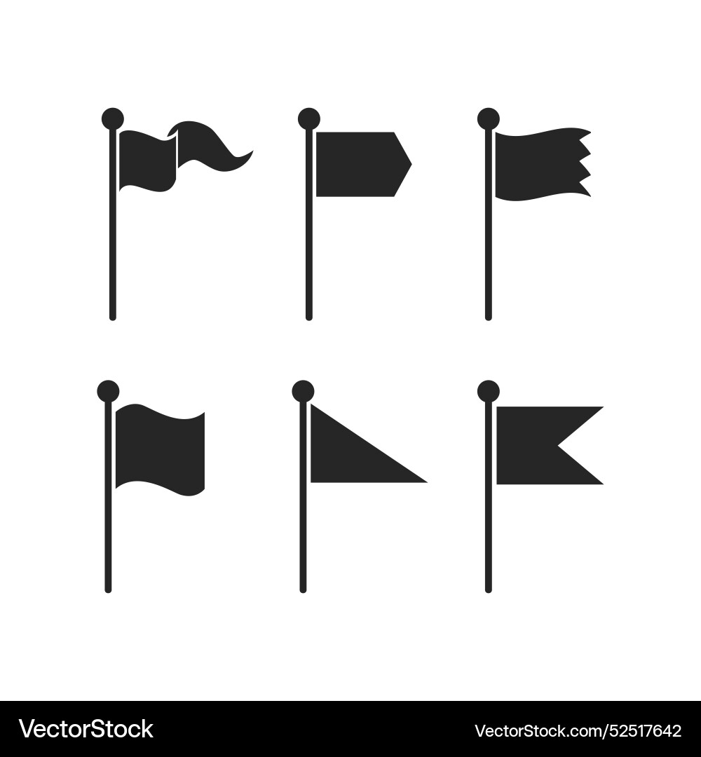 Different flag set Royalty Free Vector Image - VectorStock