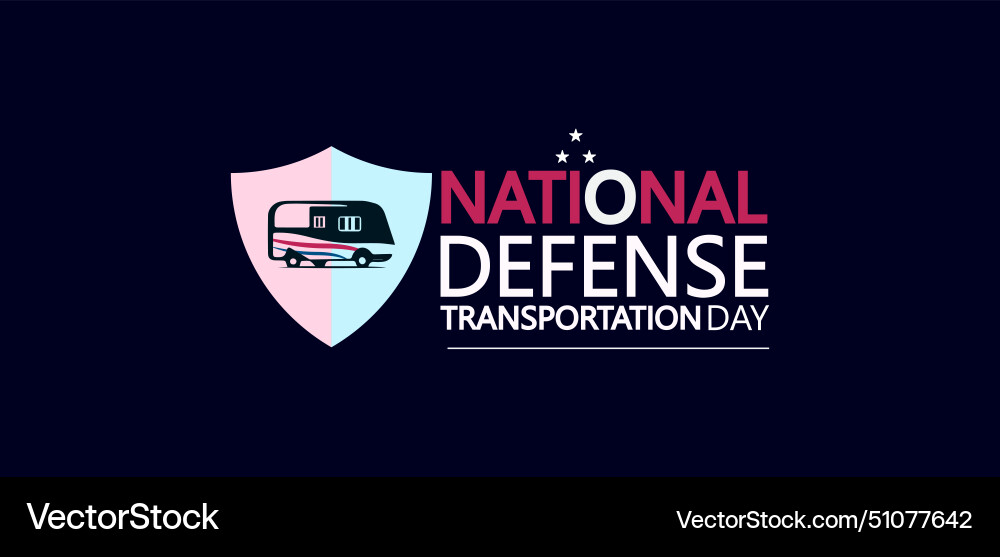 National defense transportation day a look Vector Image