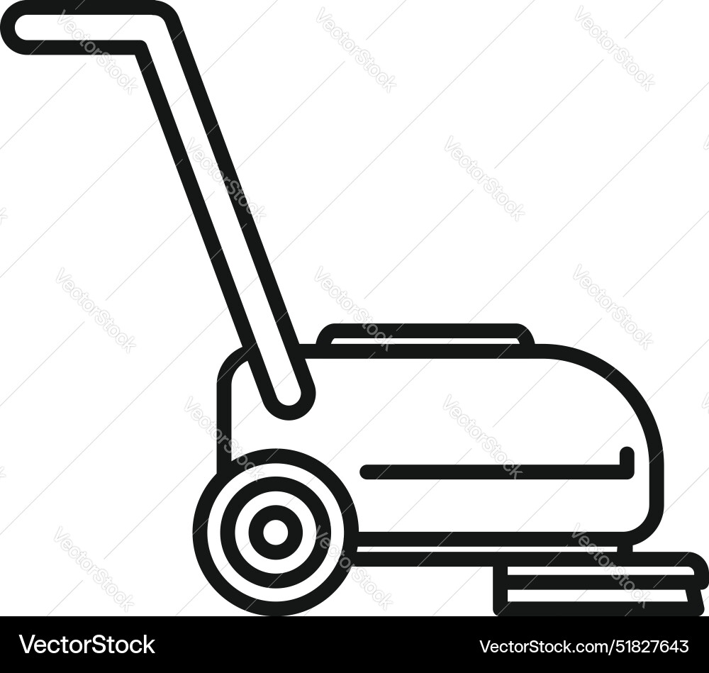 Cleaning machine showing housework and appliance Vector Image