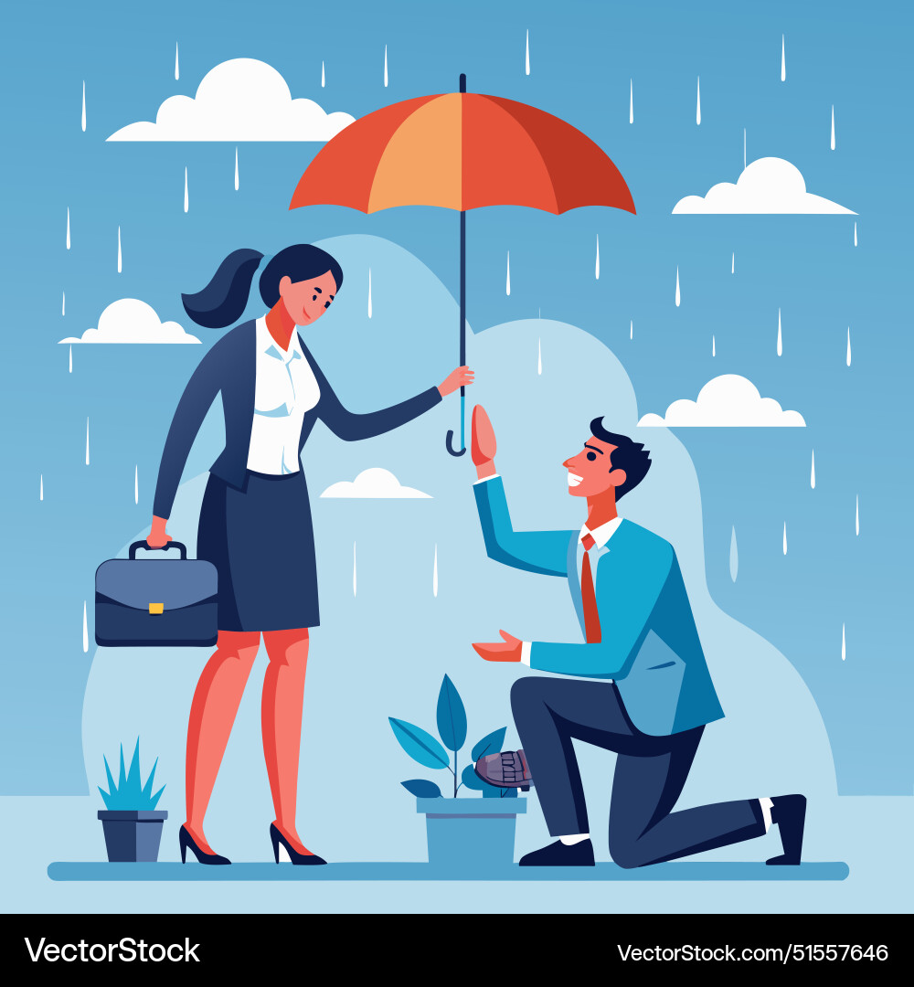 Altruism selfless principle for leadership Vector Image