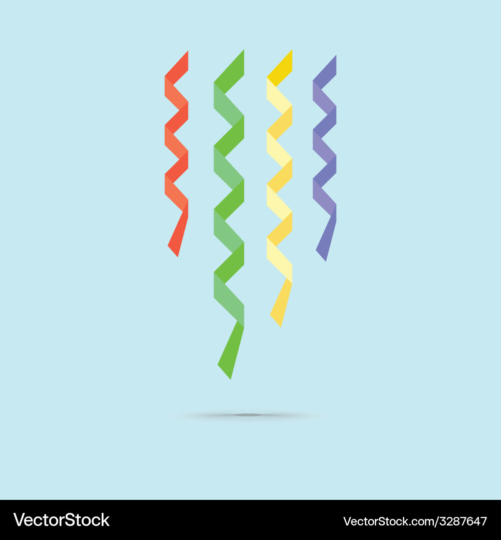 Colorful confetti Royalty Free Vector Image - VectorStock