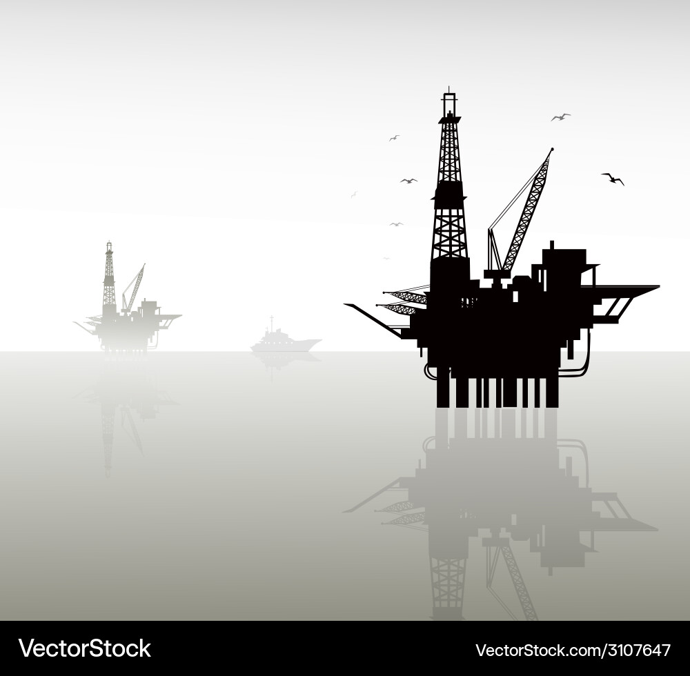 Oilrig Vector Images (38)