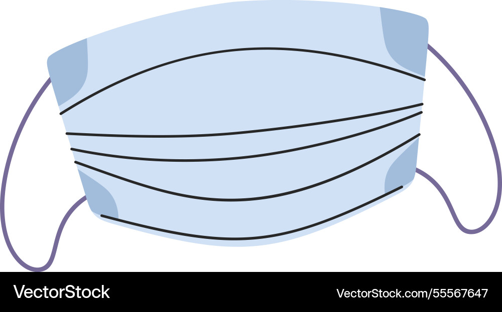Protective medical surgical mask cartoon Vector Image