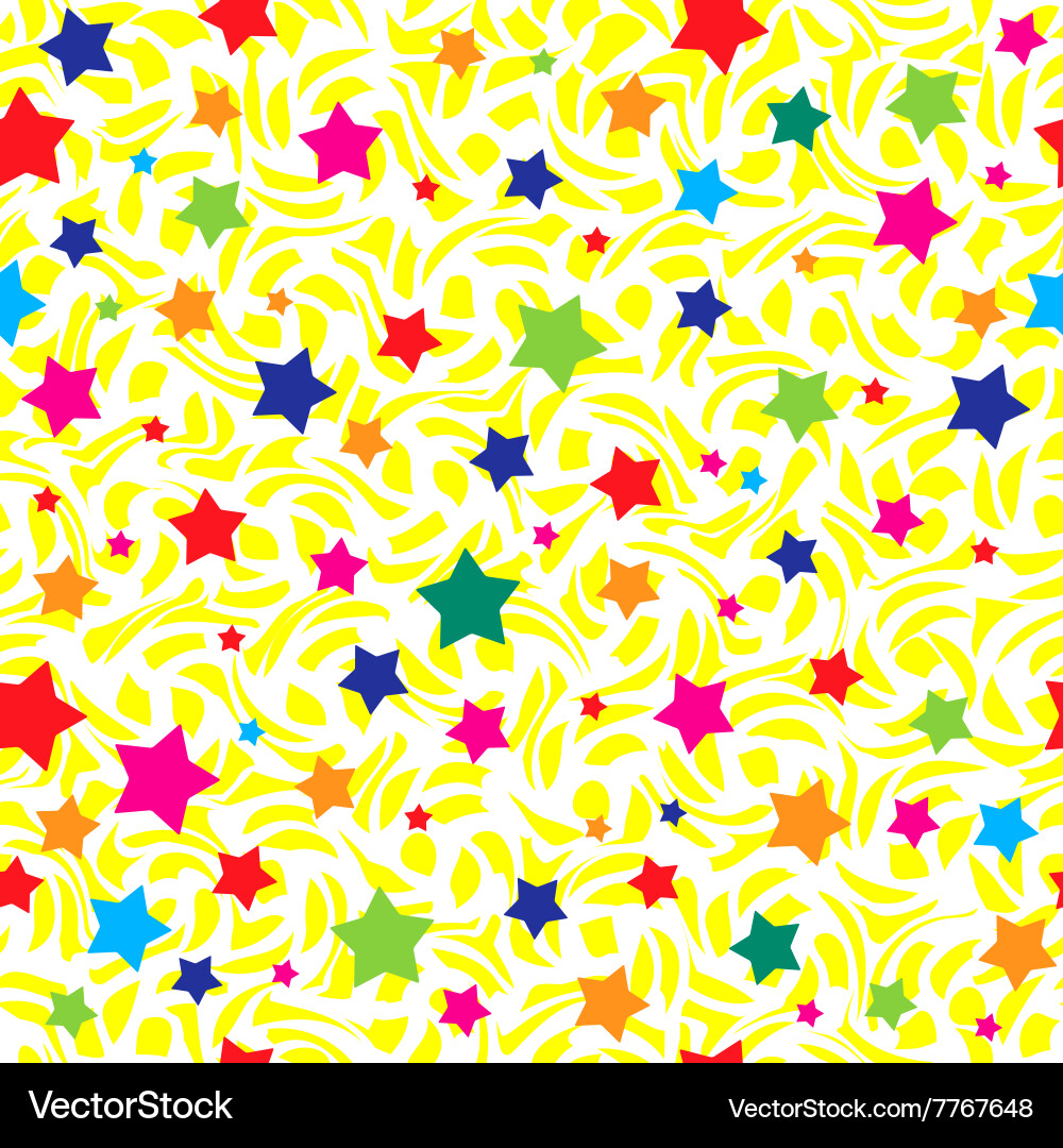 Color stars Royalty Free Vector Image - VectorStock