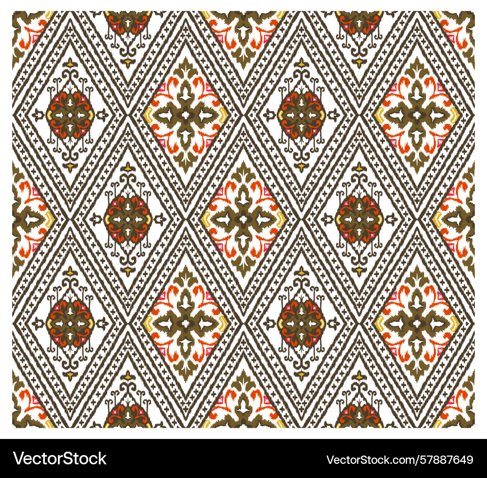 A seamless paisley patter – Royalty-Free Vector | VectorStock
