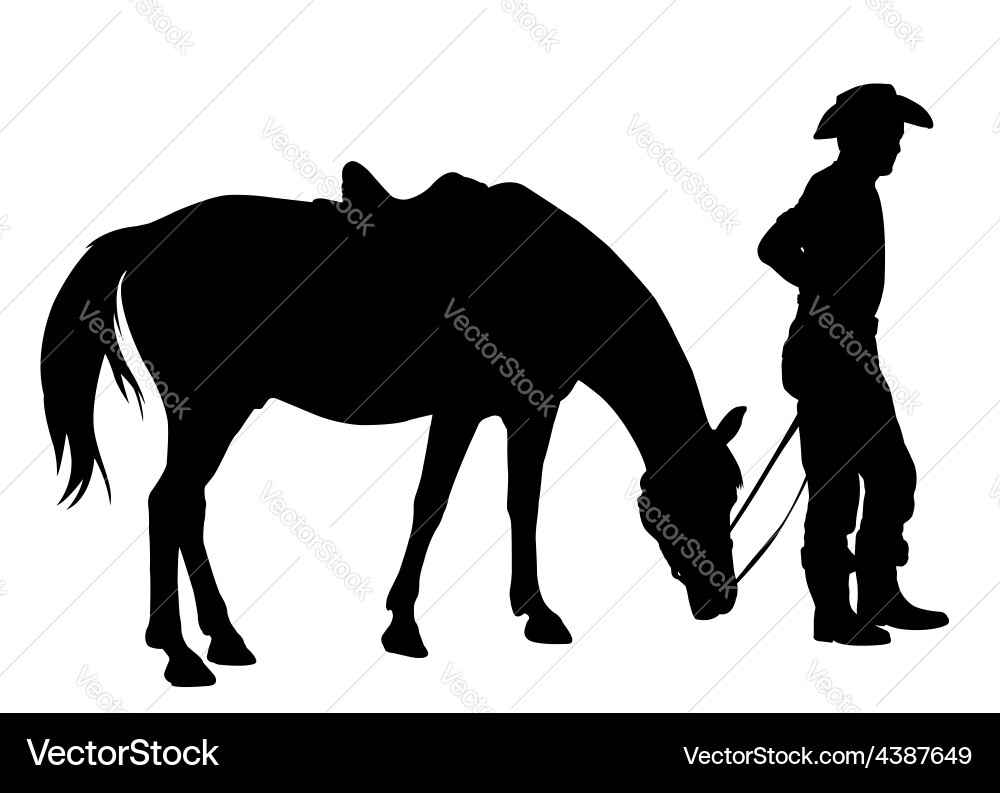 Cowboy Royalty Free Vector Image - VectorStock