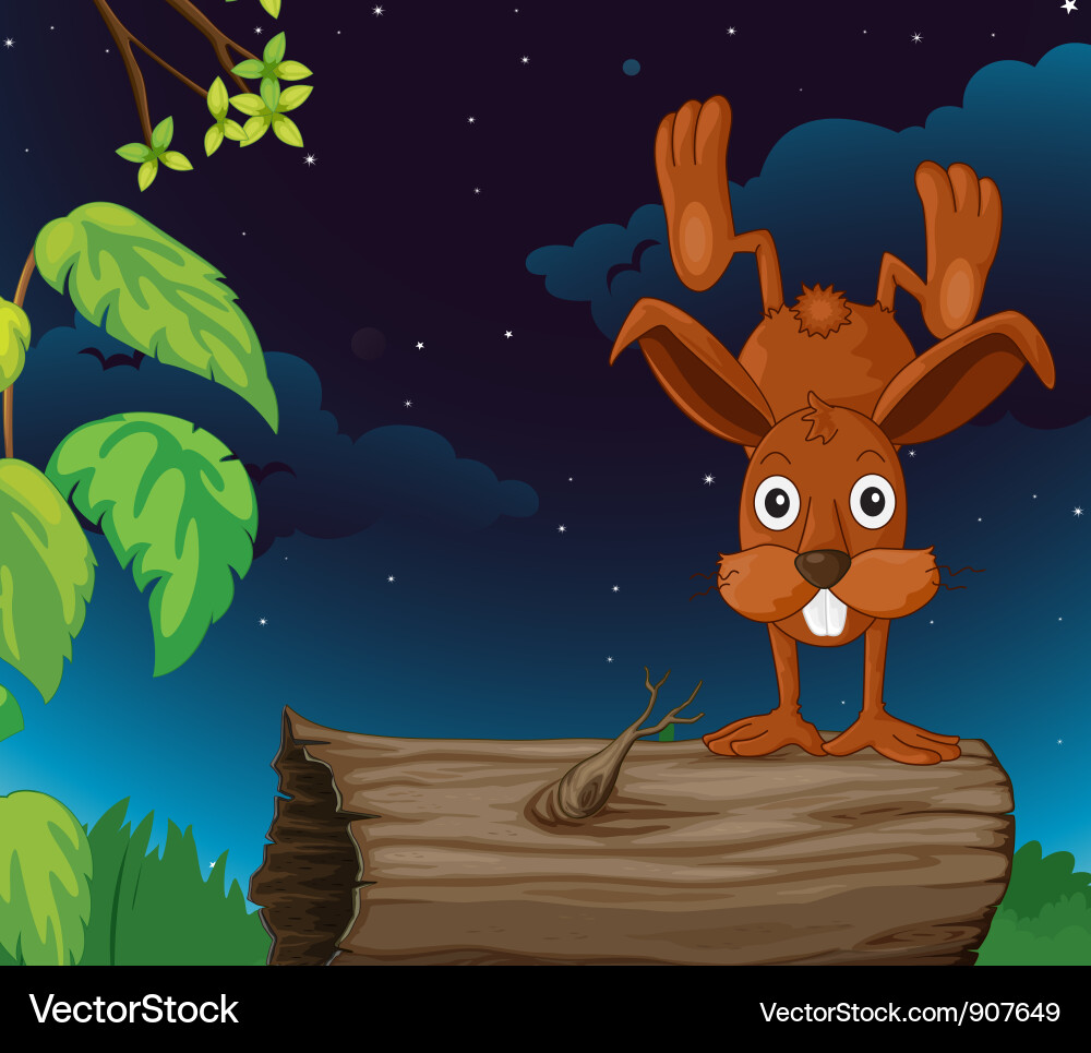 Cute rabbit Royalty Free Vector Image - VectorStock