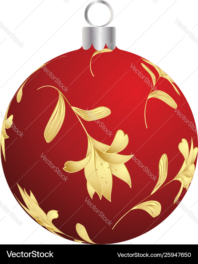 Year ball Royalty Free Vector Image - VectorStock