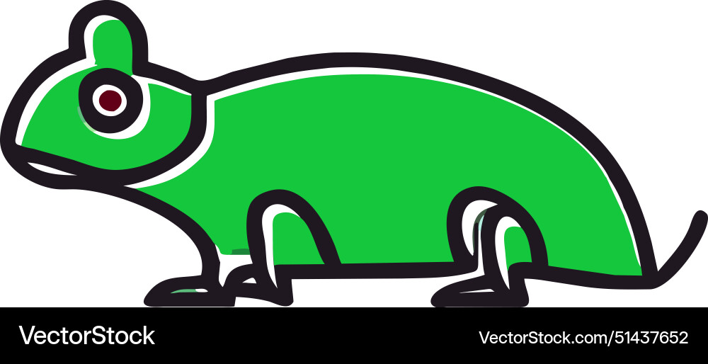 Agama lizard green icon Royalty Free Vector Image