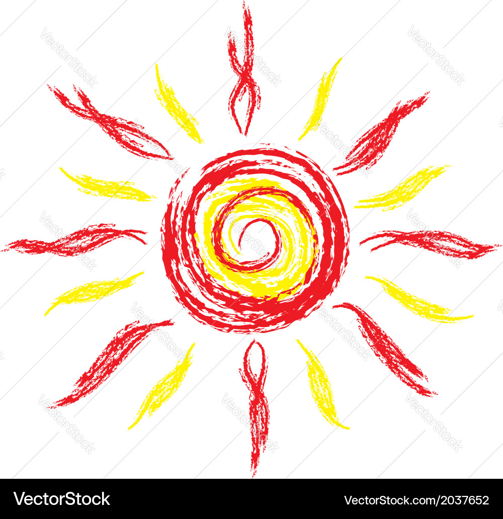 Sun Royalty Free Vector Image - VectorStock
