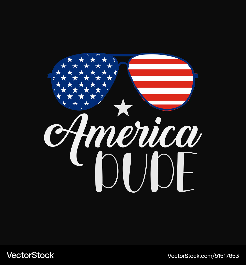 American dude Royalty Free Vector Image - VectorStock