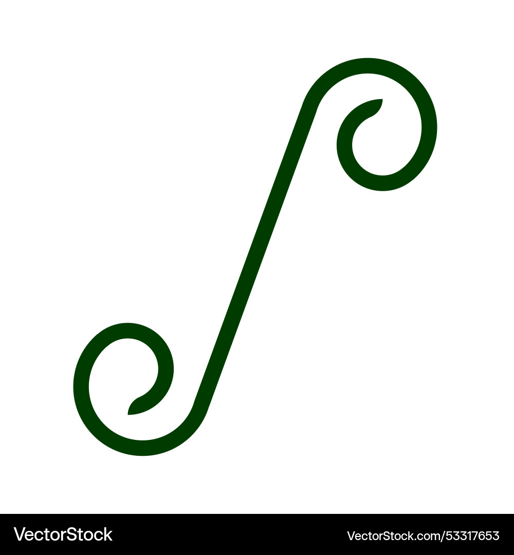 Mathematics integral symbol icon Royalty Free Vector Image