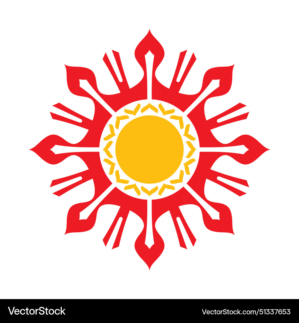 Sun logo concept sunshine Royalty Free Vector Image