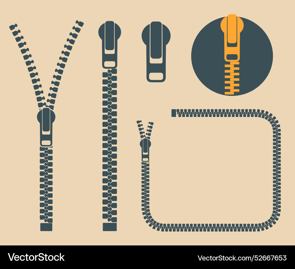 Zipper Royalty Free Vector Image - VectorStock