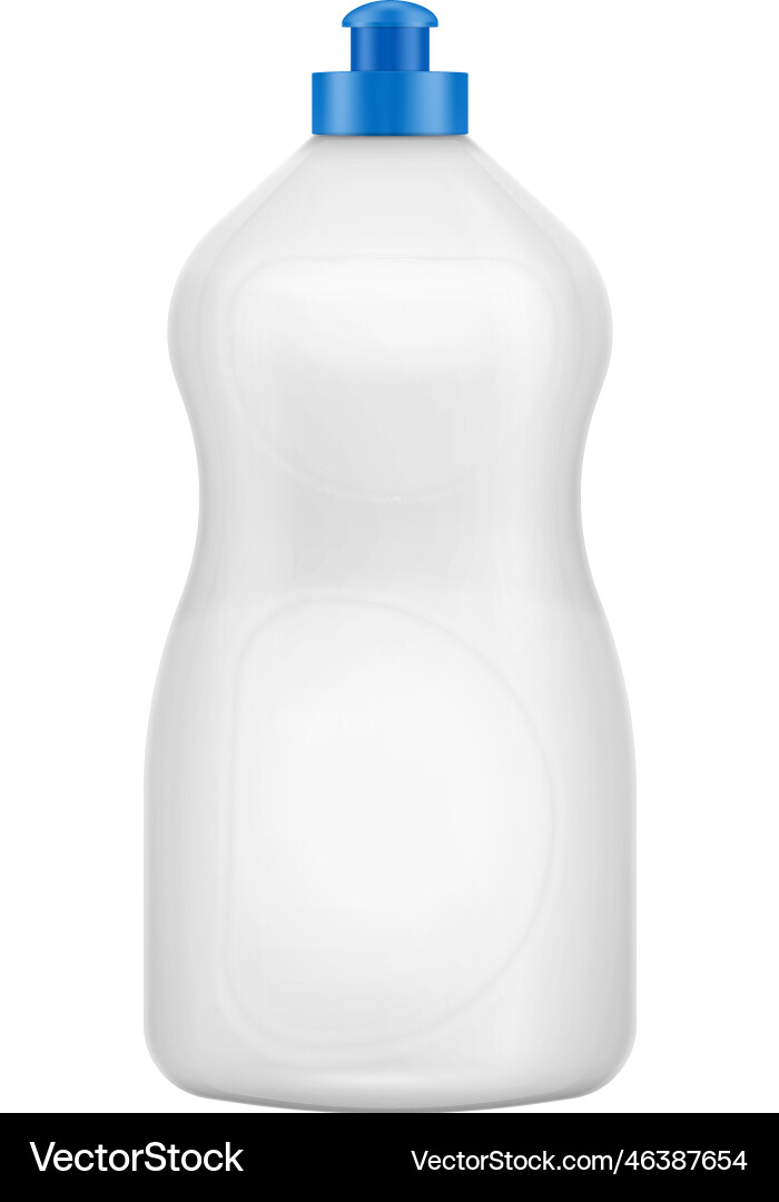 Realistic detergent bottle Royalty Free Vector Image