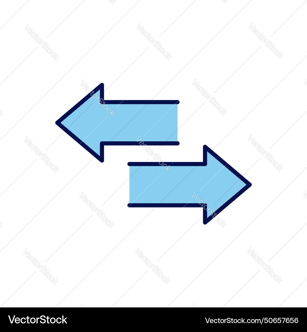 Arrows related icon Royalty Free Vector Image - VectorStock