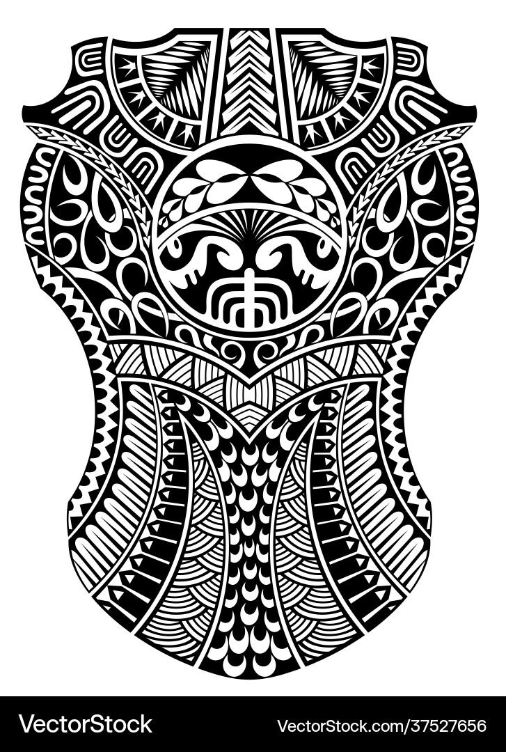 Maori ethnic style Royalty Free Vector Image - VectorStock