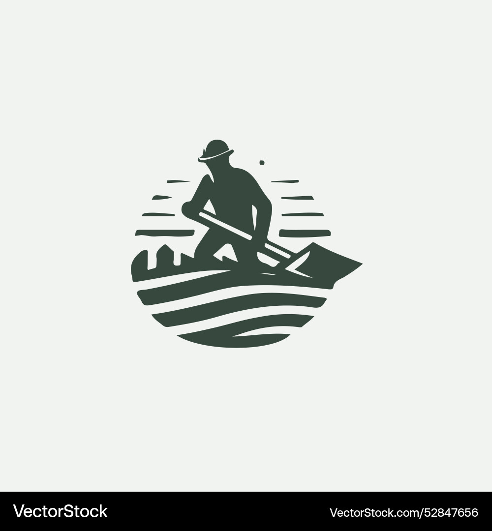 Trencher logo Royalty Free Vector Image - VectorStock