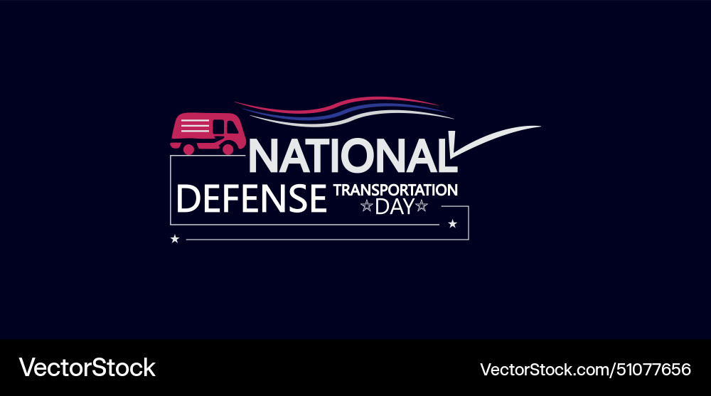 Unique design for national defense transportation Vector Image