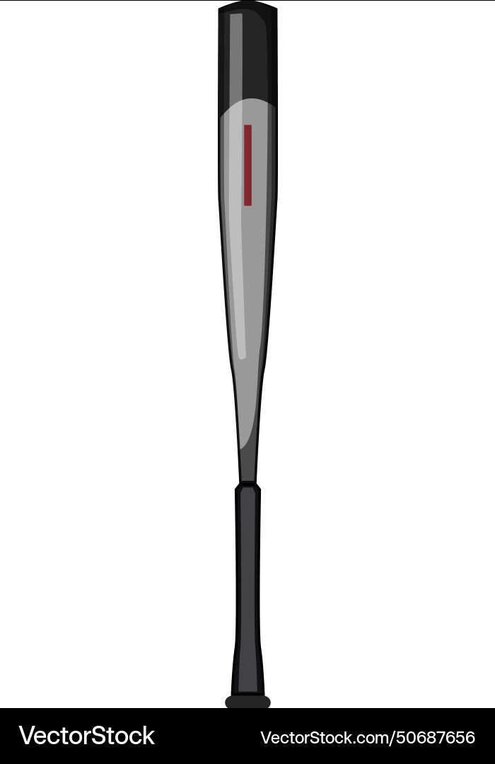 Vintage bat baseball cartoon Royalty Free Vector Image