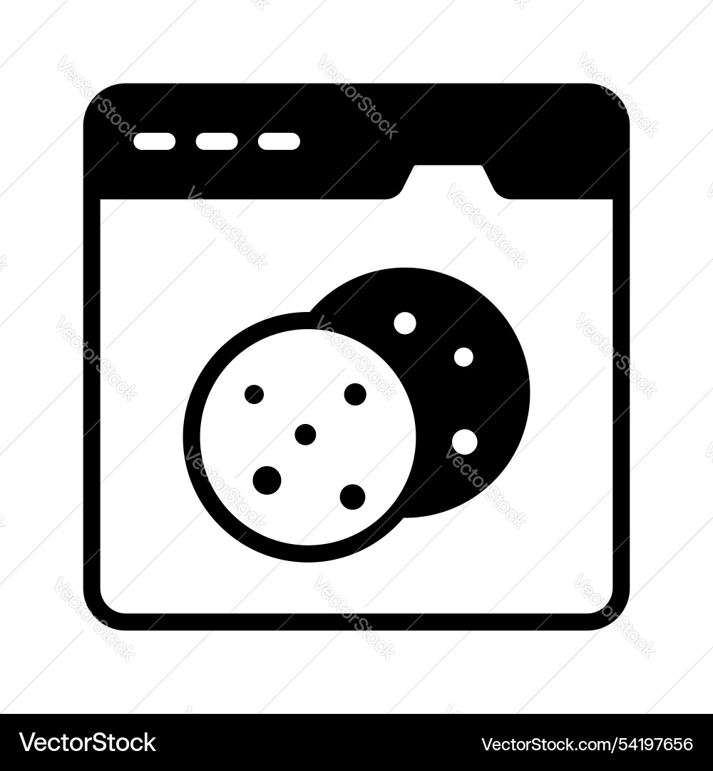 Website cookies Royalty Free Vector Image - VectorStock