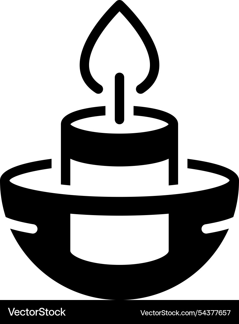 Candle Royalty Free Vector Image - VectorStock