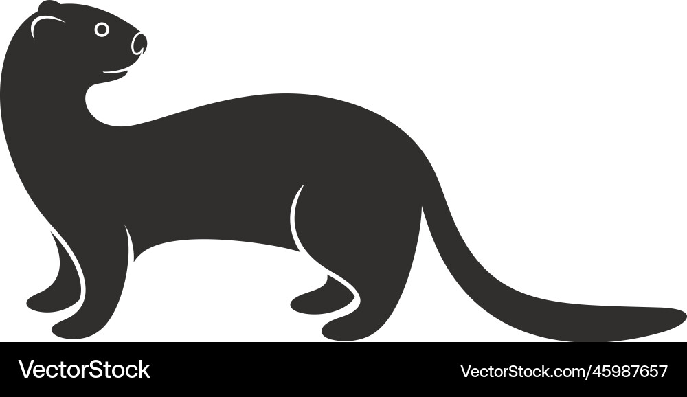 Ferret Royalty Free Vector Image - VectorStock