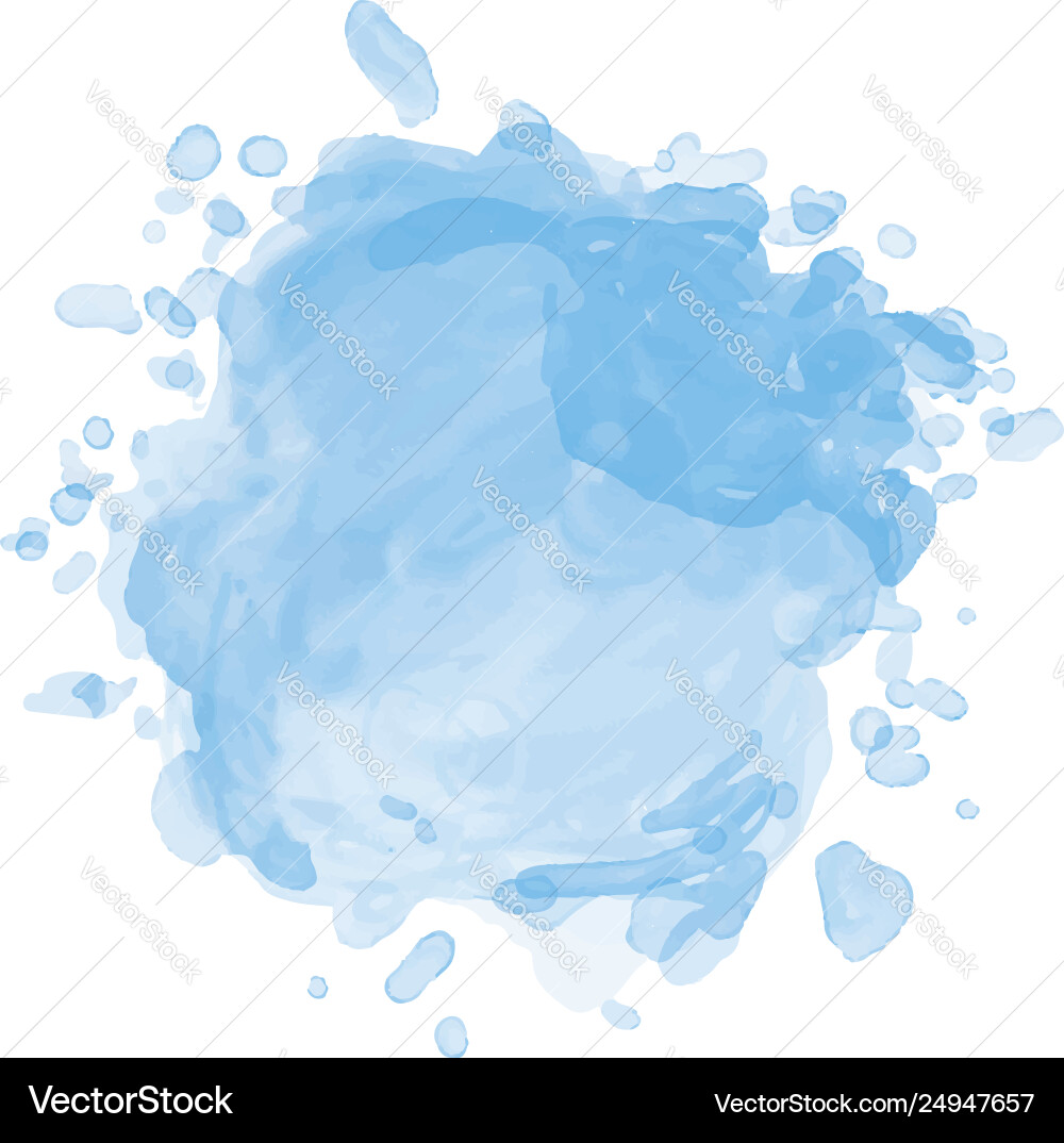 Water splash isolated on white background Vector Image