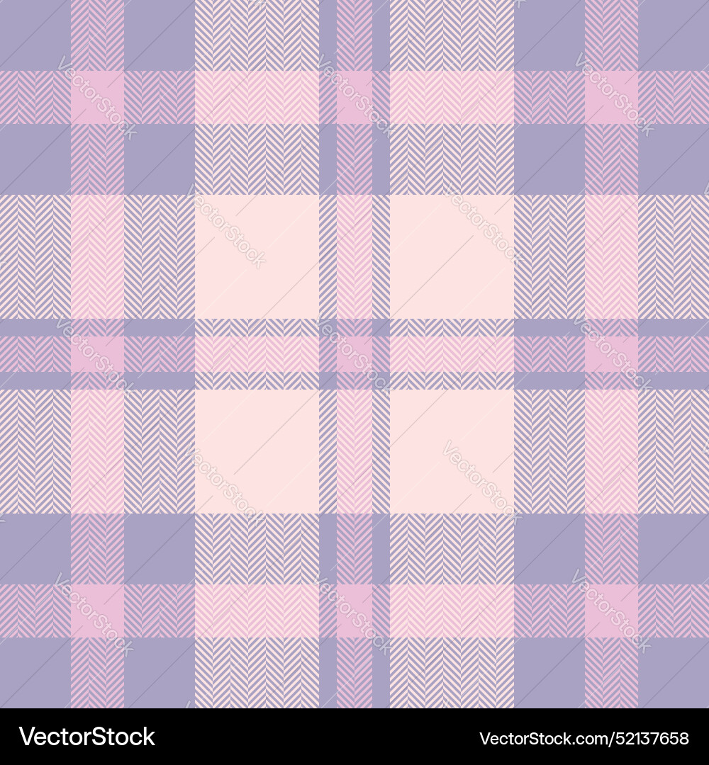 Plaid check pattern in pink seamless fabric Vector Image