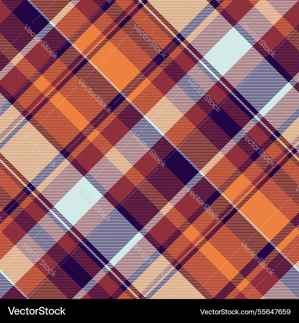 Attire tartan pattern scottish seamless fabric Vector Image