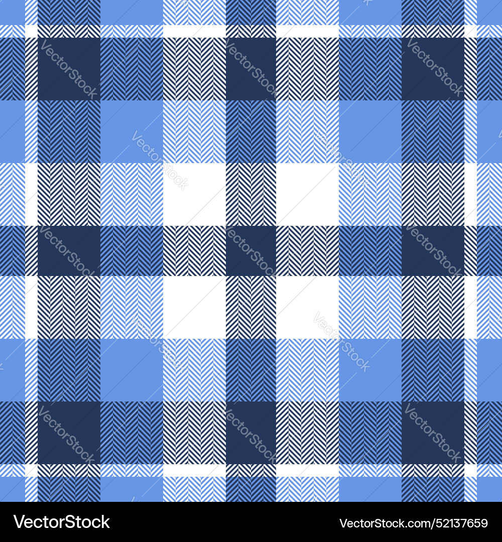 Plaid check pattern seamless fabric texture Vector Image