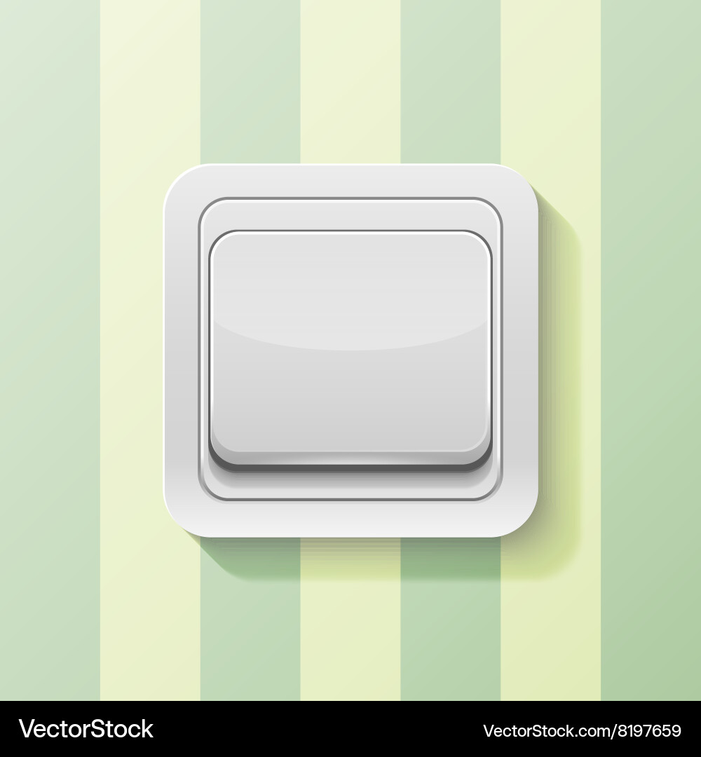 Realistic switch Royalty Free Vector Image - VectorStock