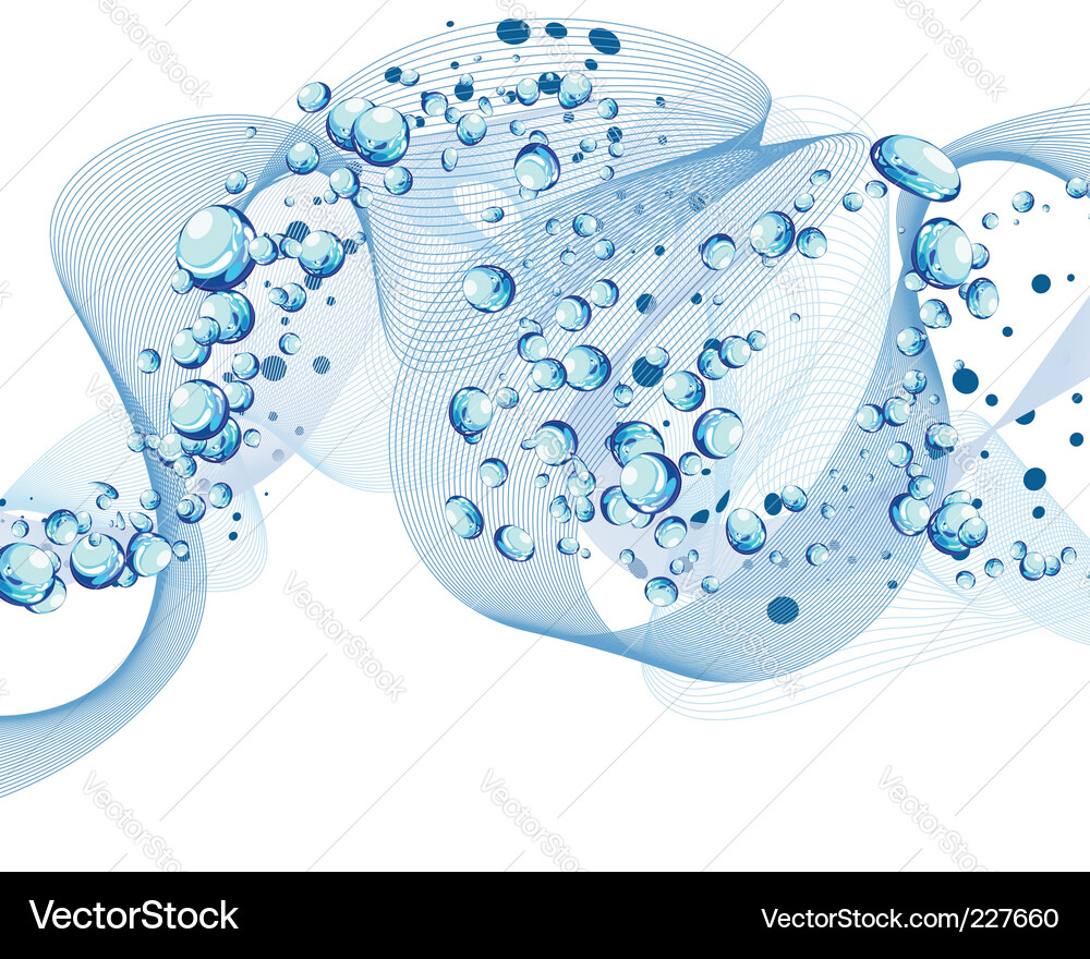 Water background Royalty Free Vector Image - VectorStock