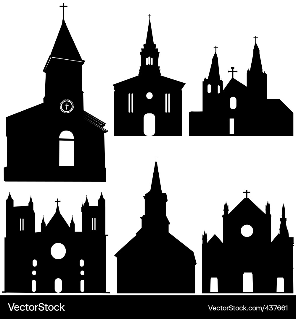Church Shapes Vector Images (over 12,000)
