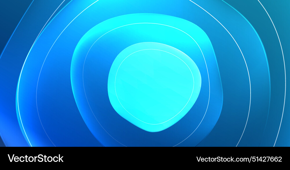 Colorful transparent flowing fluid shapes Vector Image