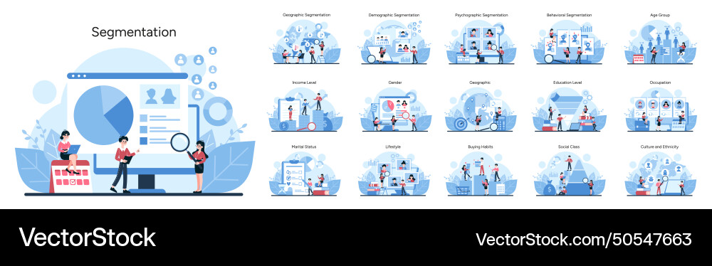 An all-encompassing set Royalty Free Vector Image