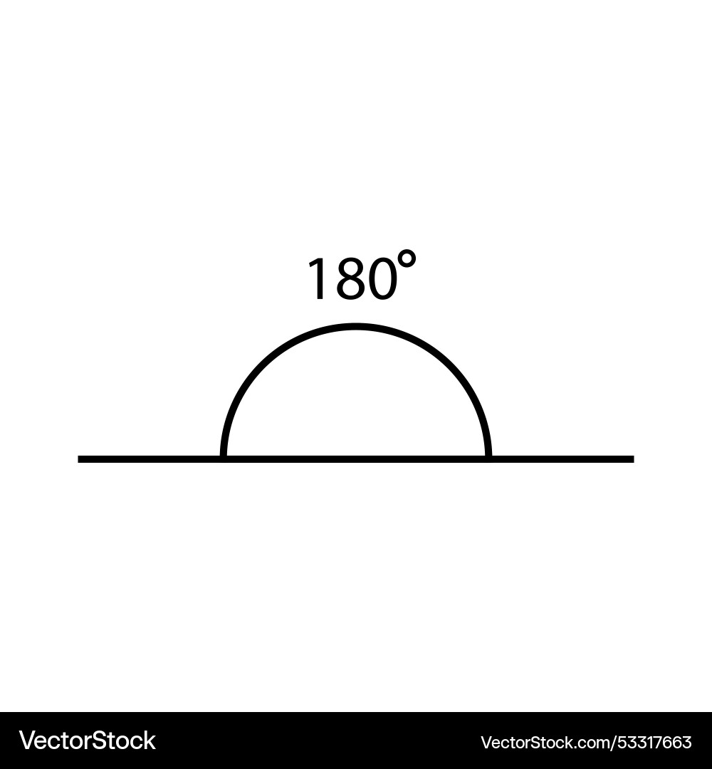 Degree angle icon Royalty Free Vector Image - VectorStock