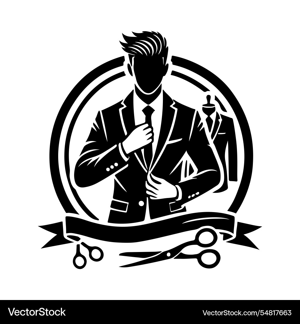 Men blazer silhouette stylish and versatile Vector Image