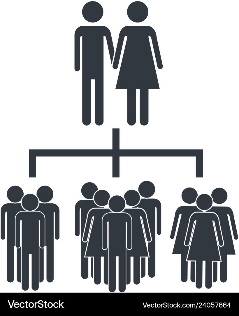 Business social network cartoon Royalty Free Vector Image