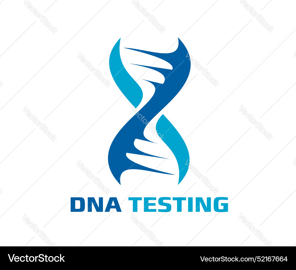 Dna helix icon science research gene technology Vector Image