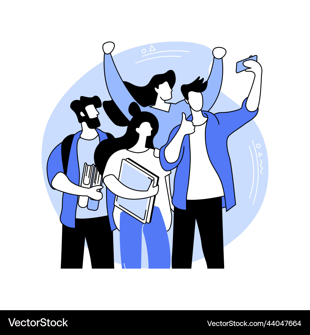 Sharing good moments isolated cartoon Royalty Free Vector