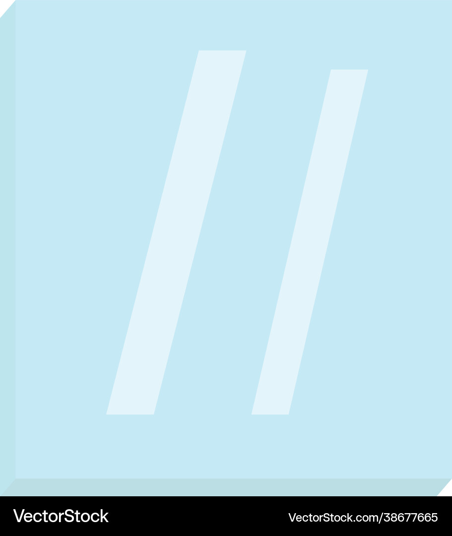 Glass pane Royalty Free Vector Image - VectorStock